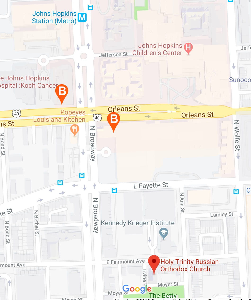 John Hopkins Hospital Campus Map - United States Map